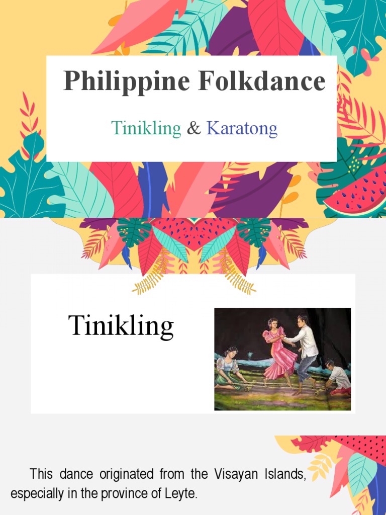 Karatong and Tinikling Folk Dances | PDF | Clothing
