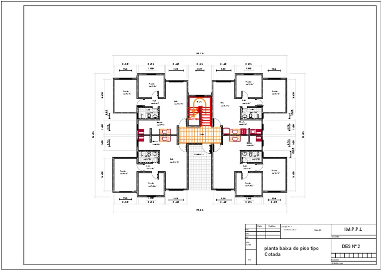 Planta Baixa Cotada | Download grátis PDF | Alimentos