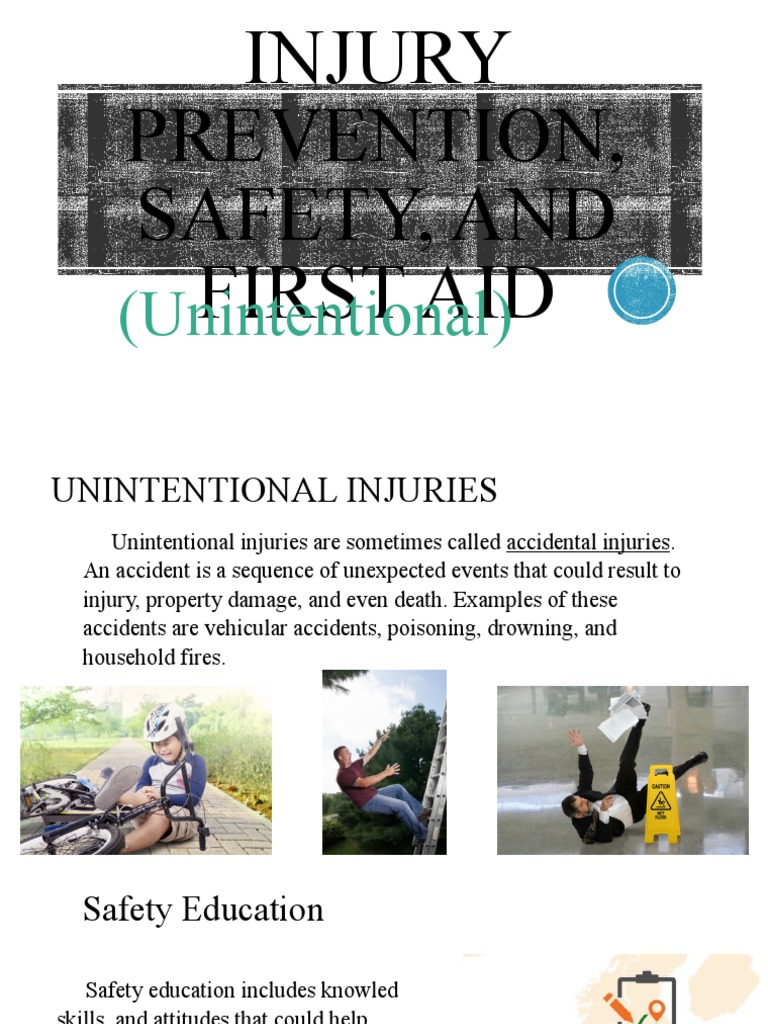 Unintentional Injury Prevention Guide | PDF | Hyperthermia | First Aid