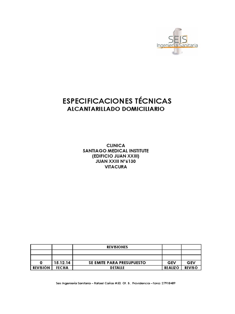 Eett Alc A | PDF | Contratista general | Alcantarillado