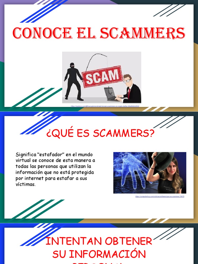 Scammers | PDF | Dinero | Internet