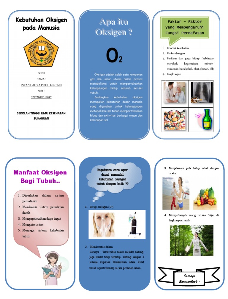 Leaflet Oksigenasi | PDF
