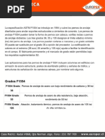 Arandelas Estructurales ASTM F-436 | PDF