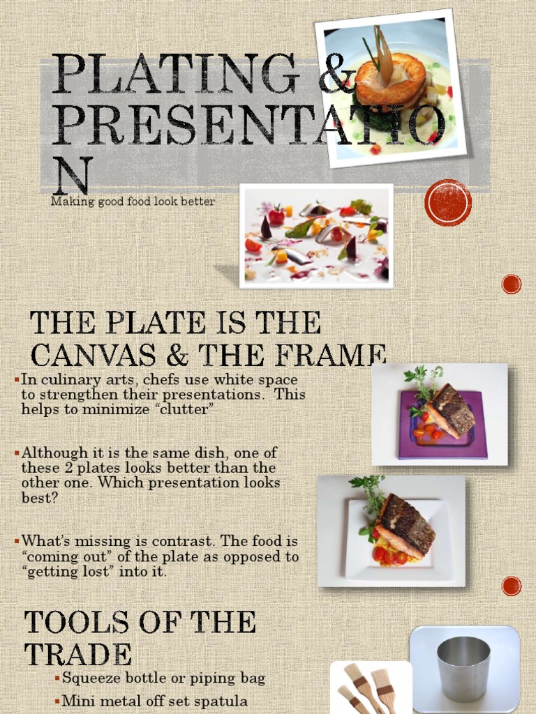 Platingpresentationcopy 180112214045 | PDF | Foods | Food And Drink