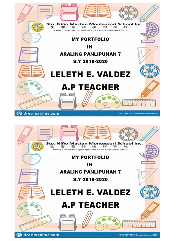 Araling Panlipunan 7 Portfolio Pdf
