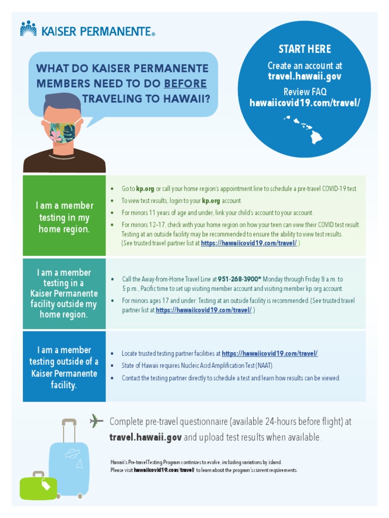 Kaiser Permanente Hawaii Travel Guide | PDF | Mobile App | Mobile Phones
