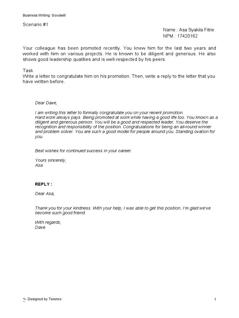 Writing Effective Goodwill Messages | PDF | Credit History | Payments