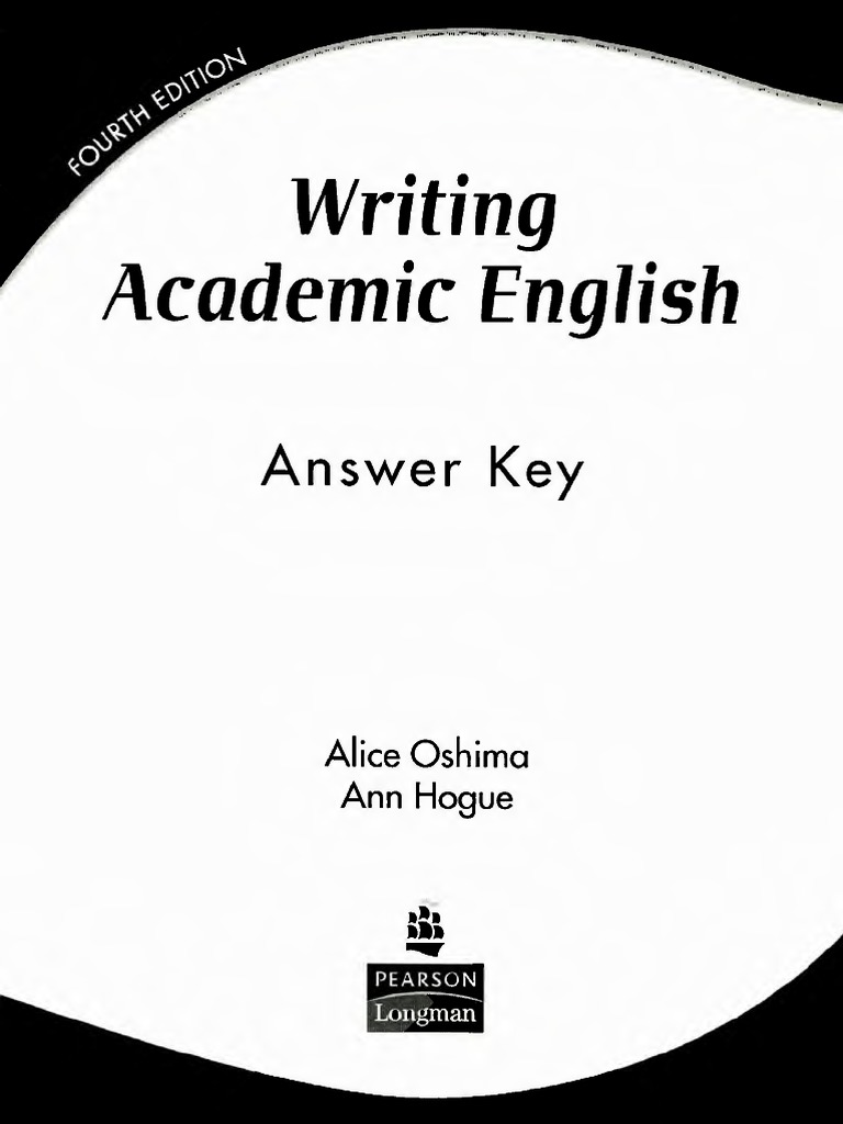 Writing Academic English 4th Ed Answer Key | PDF