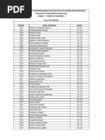 Complete Student Marks List | PDF