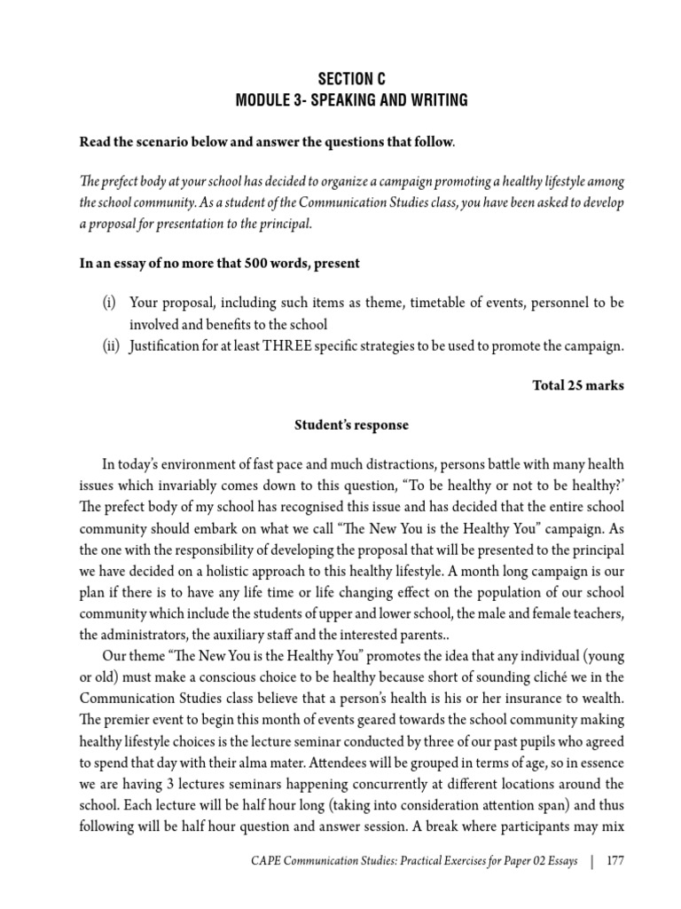 Mod 3 Sample Essay | PDF | Lecture | Human Nature