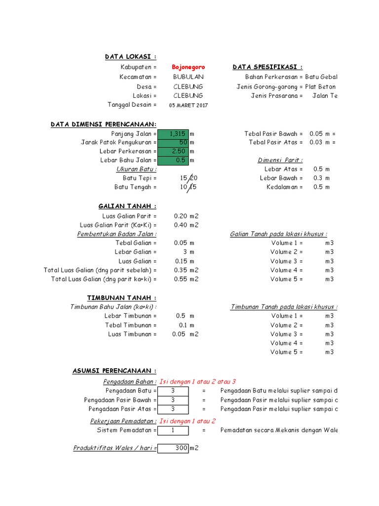 RAB Jalan Telford | PDF