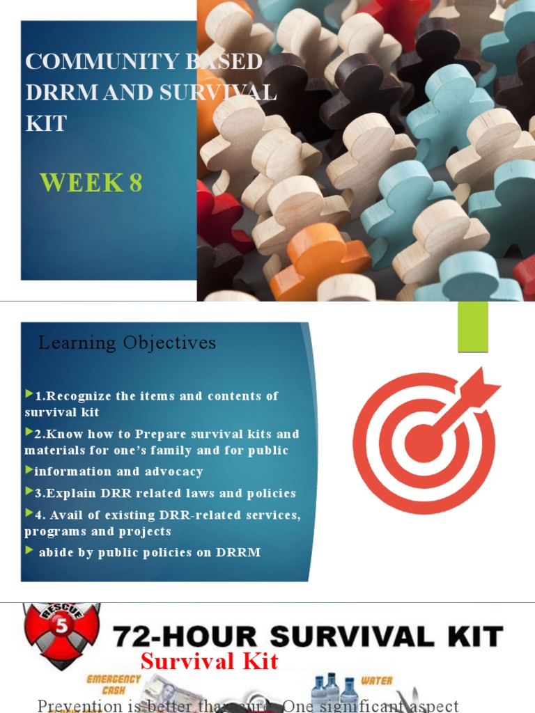 Week 8 Community Based DRRM and Survival Kit | PDF | Disaster Risk ...