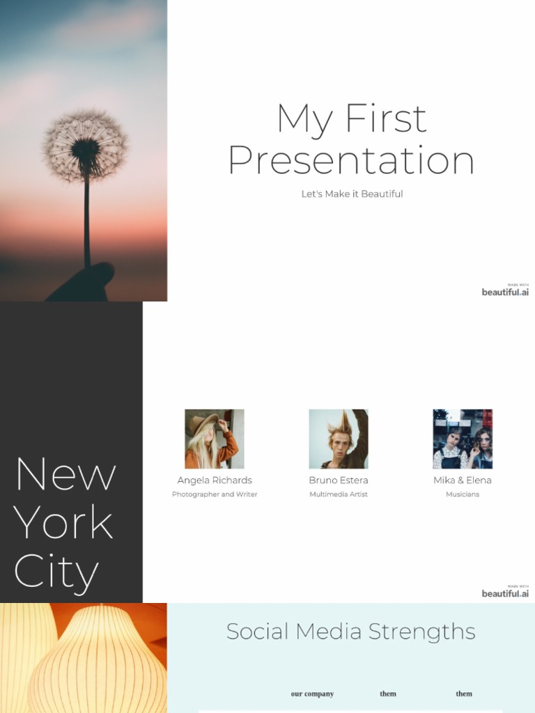 My First Presentation | PDF