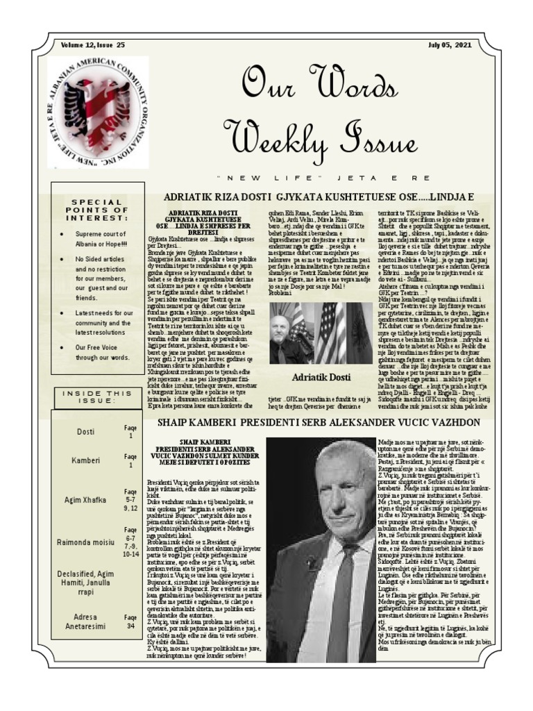 Newsletter Volume 12 Issue 25 | PDF