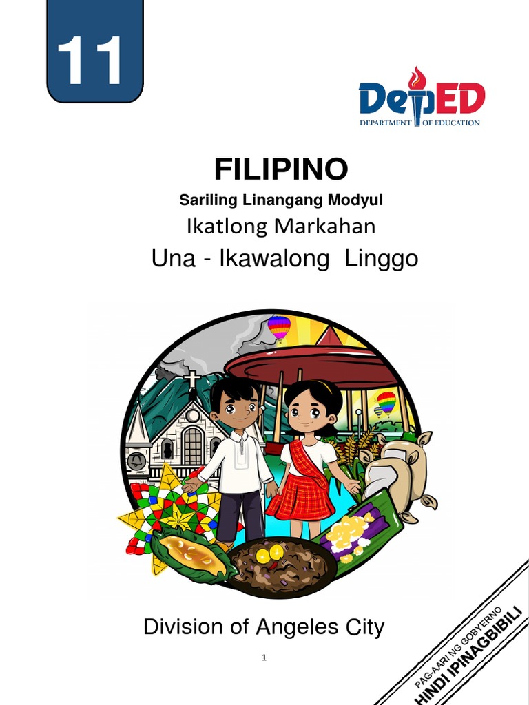 Filipino Grade 11 Week 1-8 | PDF