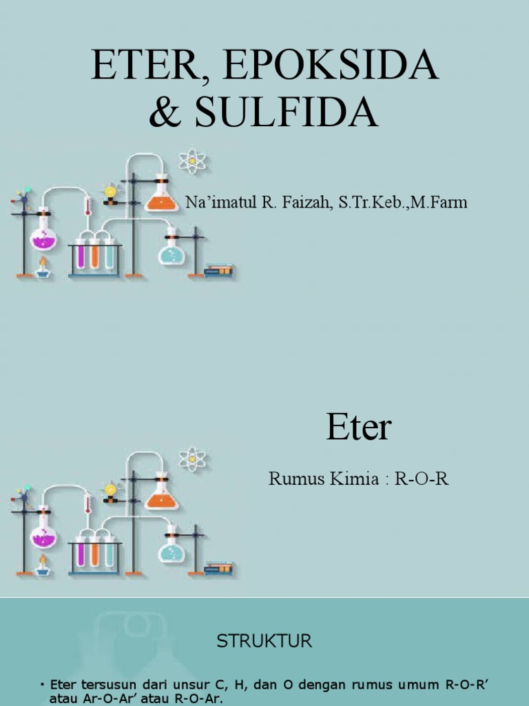 Eter, Epoksida & Sulfida | PDF | Sains & Matematika