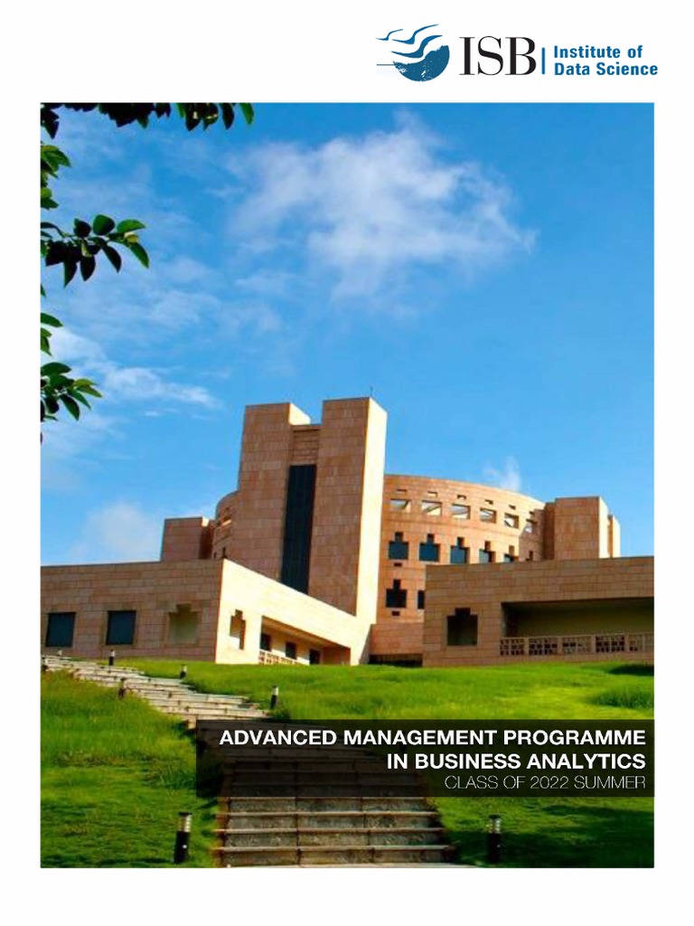 ISB Brochure AMPBA Co2022 Summer | PDF | Analytics | Mentorship