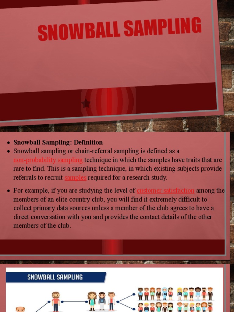 Snowball Sampling | PDF | Sampling (Statistics) | Methodology