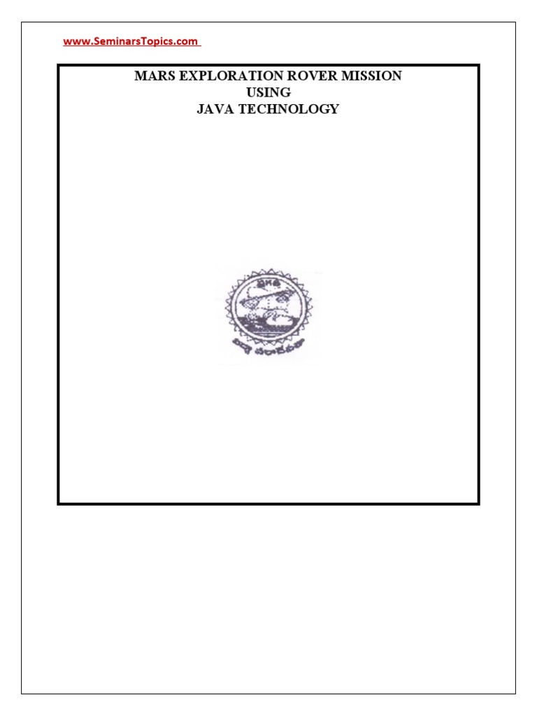 Rover Mission Using Java Technology 10959 nLqgGHa | PDF | Java (Programming Language) | Thread ...