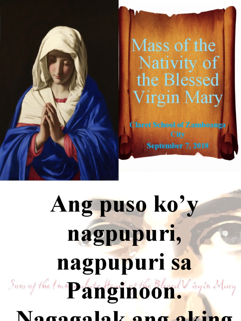 September 8 Feast of The Nativity of The Blessed Mother | PDF | God The ...