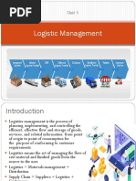Logistics Notes | PDF | Transport | Logistics