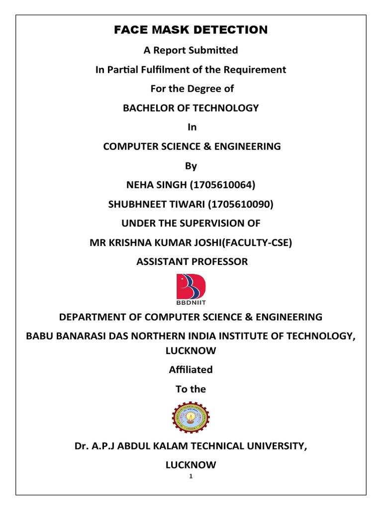 cs42 PROJECT REPORT | PDF | Deep Learning | Machine Learning