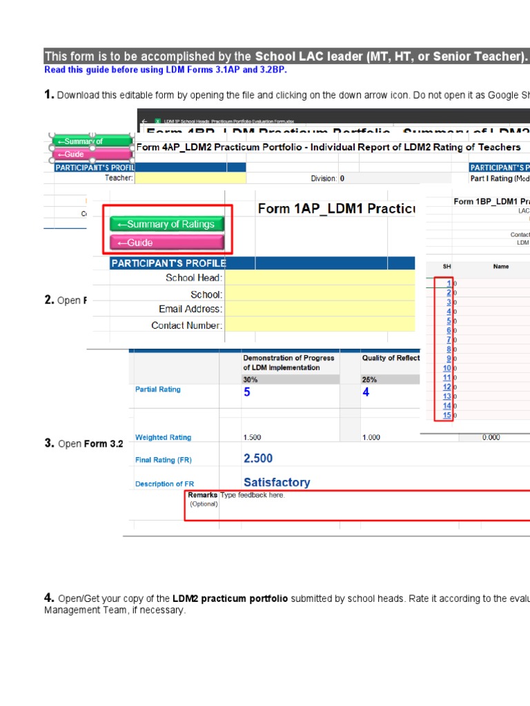LDM-Form-3.2P - Teachers - Practicum-Portfolio-Evaluation-Form-2-LAC25 ...