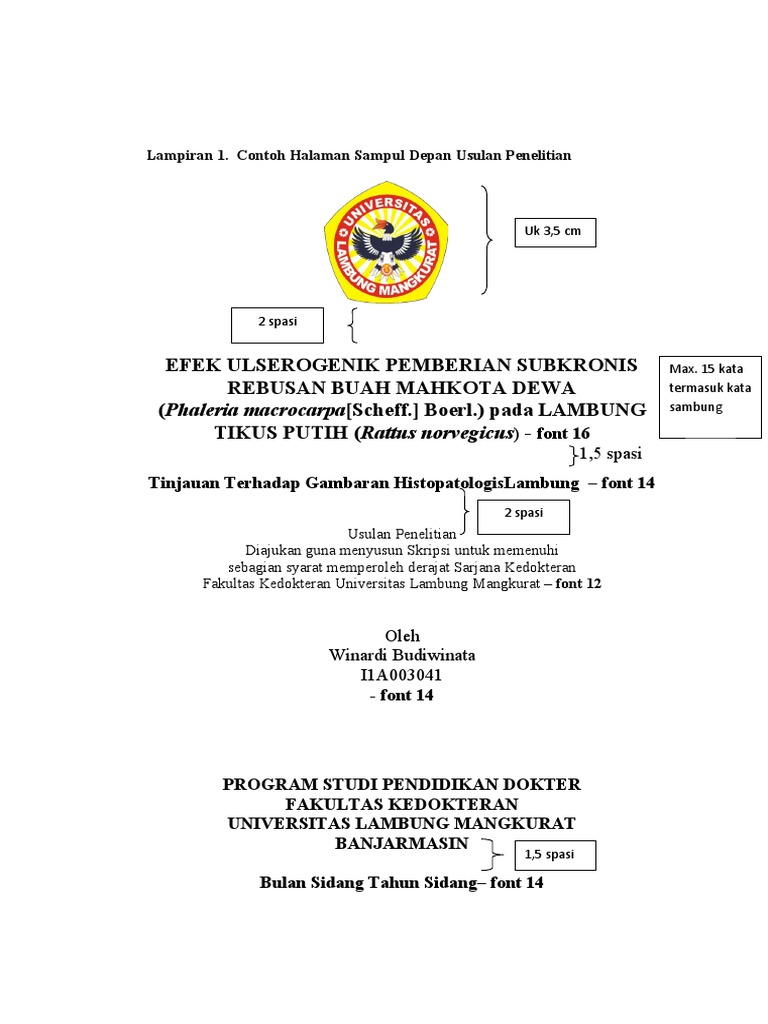 Format Skripsi | PDF