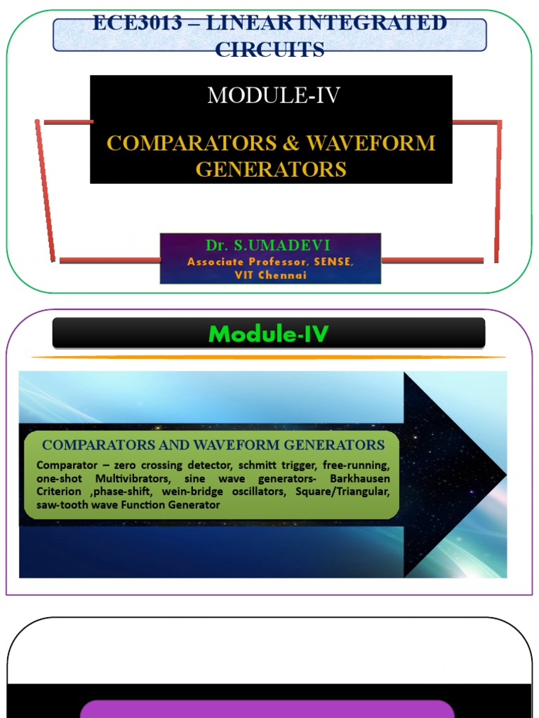 Module 4 PPT - Part 1 | PDF | Operational Amplifier | Electronic Oscillator