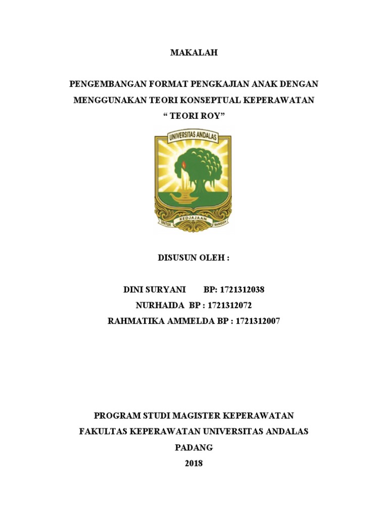Tugas Pengembangan Format Pengkajian - Copy (AutoRecovered) | PDF