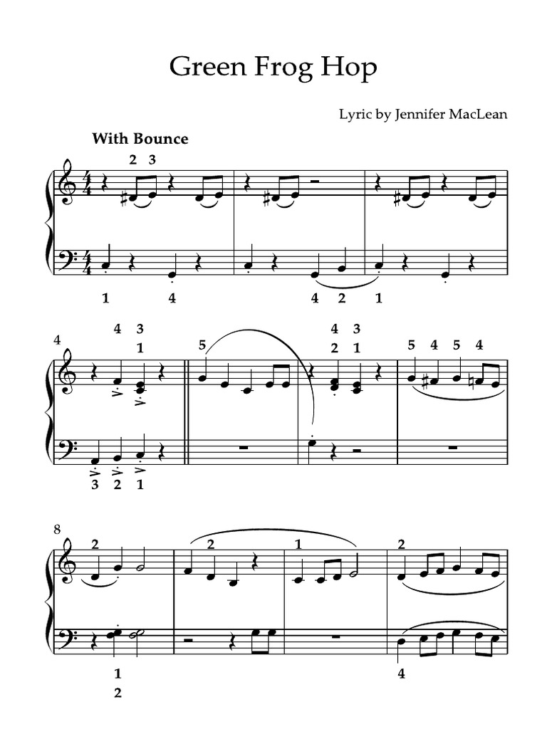 Green Frog Hop | PDF