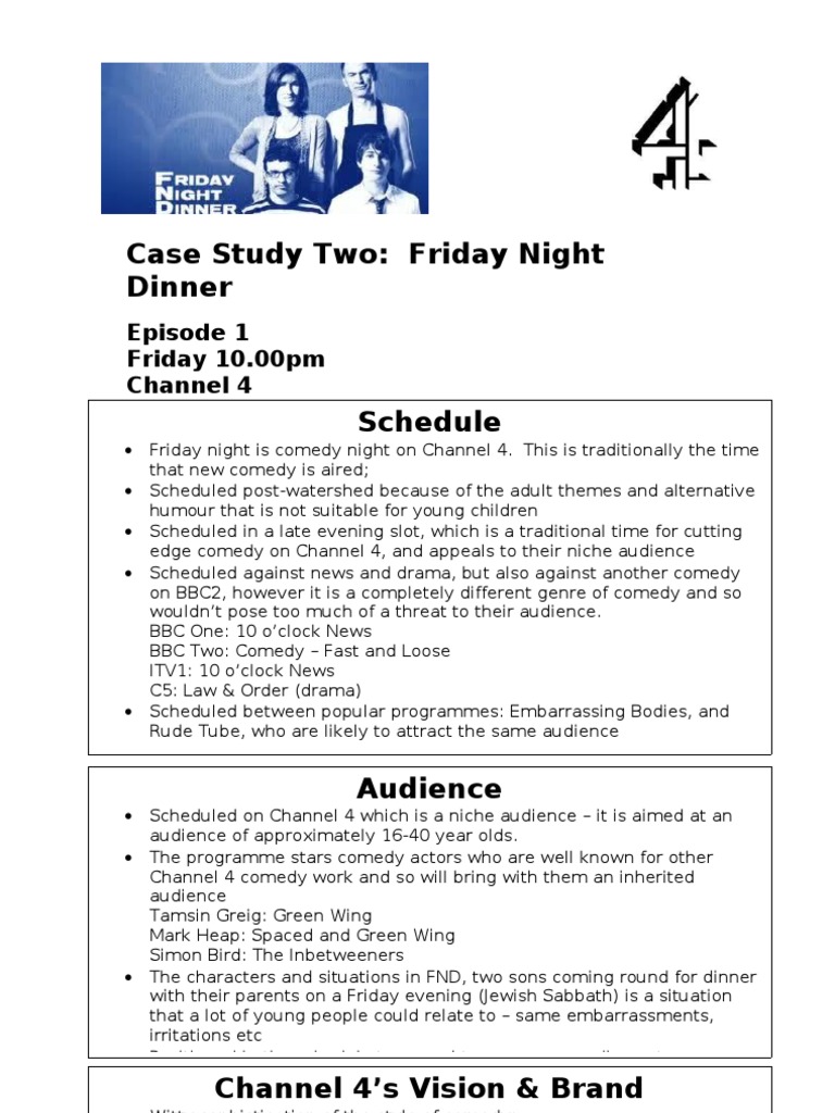 Handout On Friday Night Dinner | PDF | Art | History