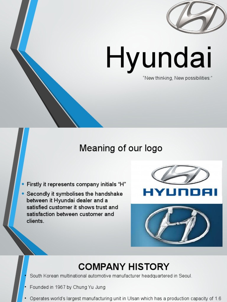Hyundai Company Overview and History | PDF | Car | Motor Vehicle