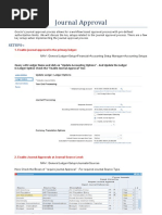 Journal Entry Approval History Guide | PDF | Computing | Information ...