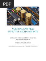 NEER and REER: Understanding Exchange Rates | PDF | Exchange Rate ...