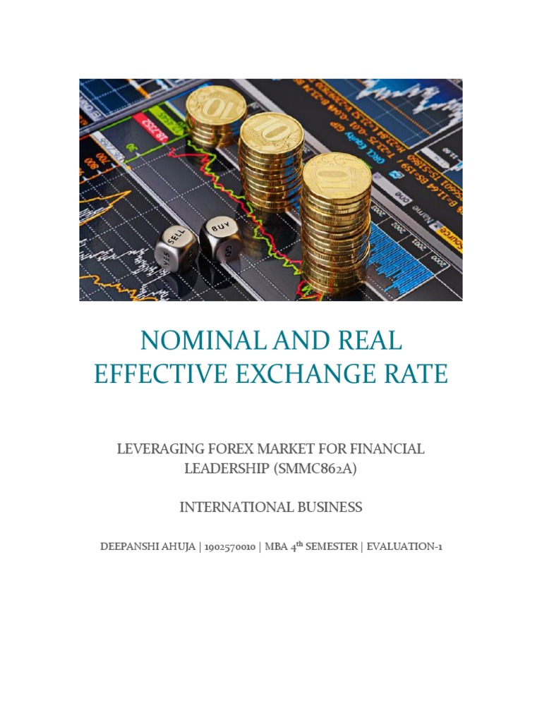 Nominal and Real Effective Exchange Rate | PDF | Exchange Rate ...