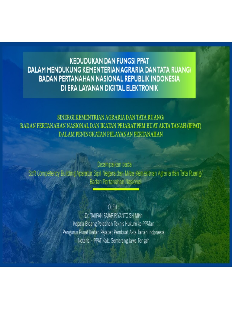 MATERI Dr. TAUFAN FAJAR RIYANTO SH MKN | PDF