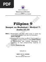Q4 Filipino 9 - Module 5 | PDF