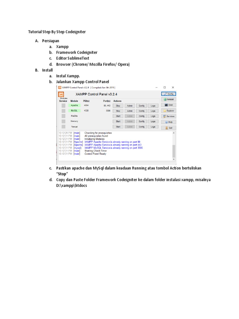 Tutorial Step by Step Codeigniter | PDF Tutorial Step by Step Codeigniter | PDF
