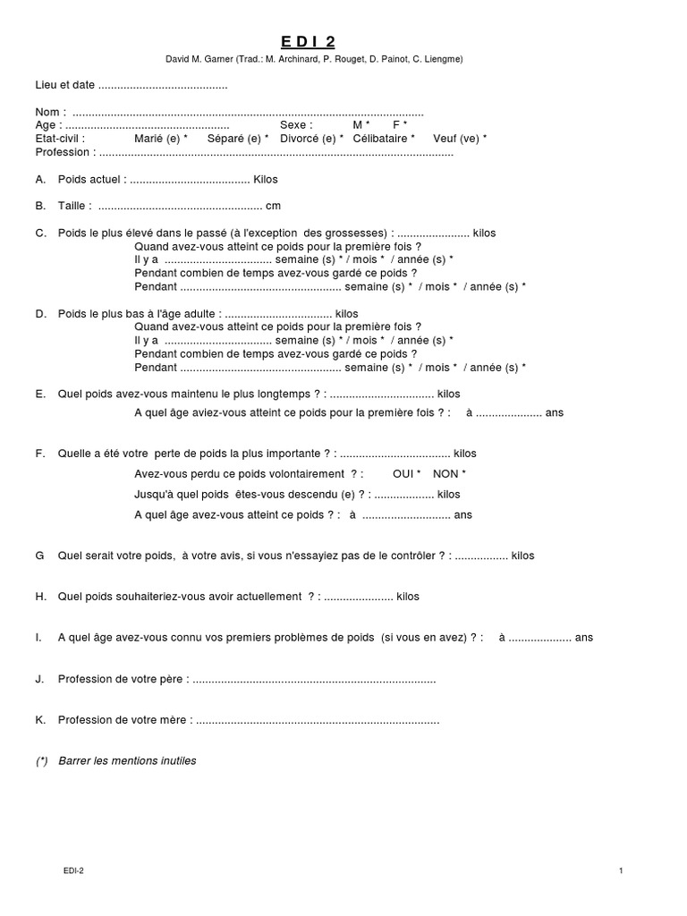 Edi 2 | PDF | Peur | Nature humaine