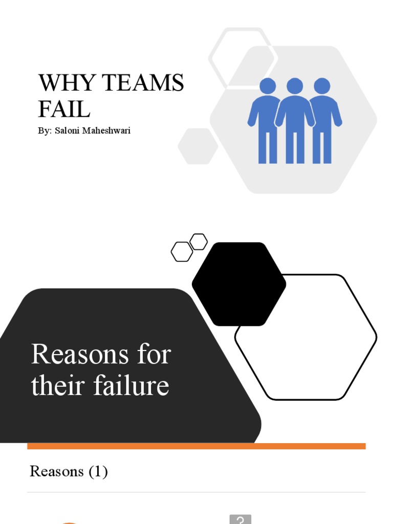 Why Teams Fail: By: Saloni Maheshwari | PDF | Leadership | Decision Making