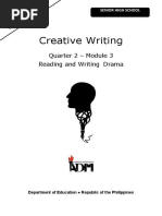 Creative Writing: Quarter 2 - Module 3 Reading and Writing Drama | PDF ...