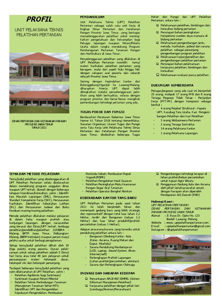 Leaflet PROFIL UPT | PDF