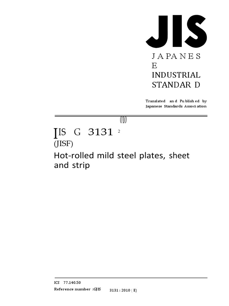 (JISF) : Japanes E Industrial | PDF | Engineering Tolerance | Sheet Metal