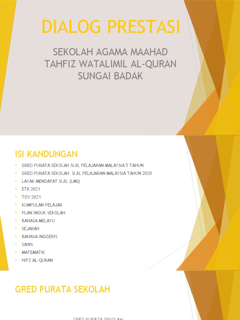 Dialog Prestasi | PDF
