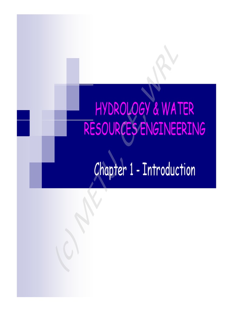 Hydrology & Water Resources Engineering Course Outline | PDF | Spillway ...