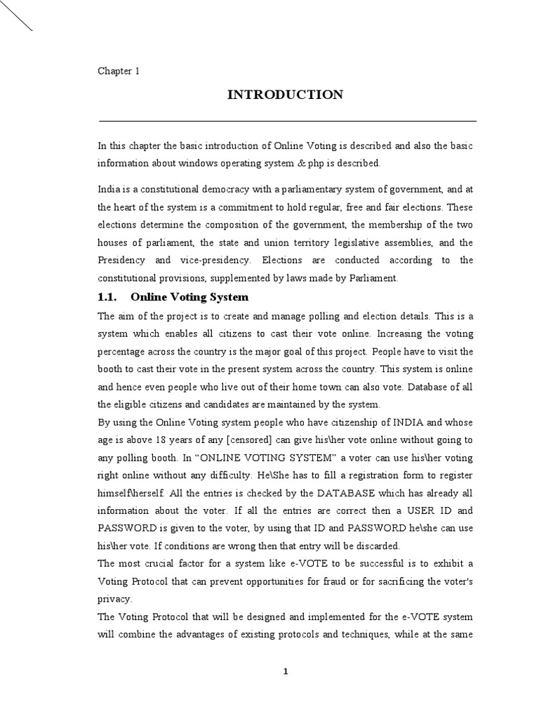 Online Voting System Election | PDF | Html Element | Html