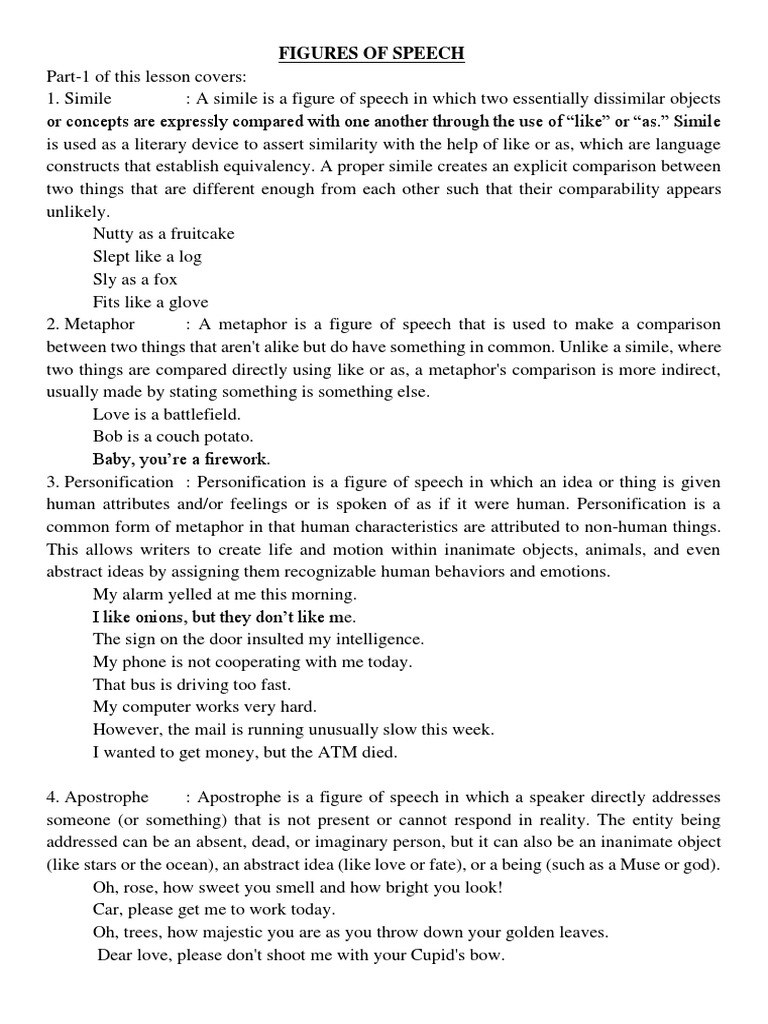 Figures of Speech-Video Lesson | PDF | Irony | Rhetorical Techniques