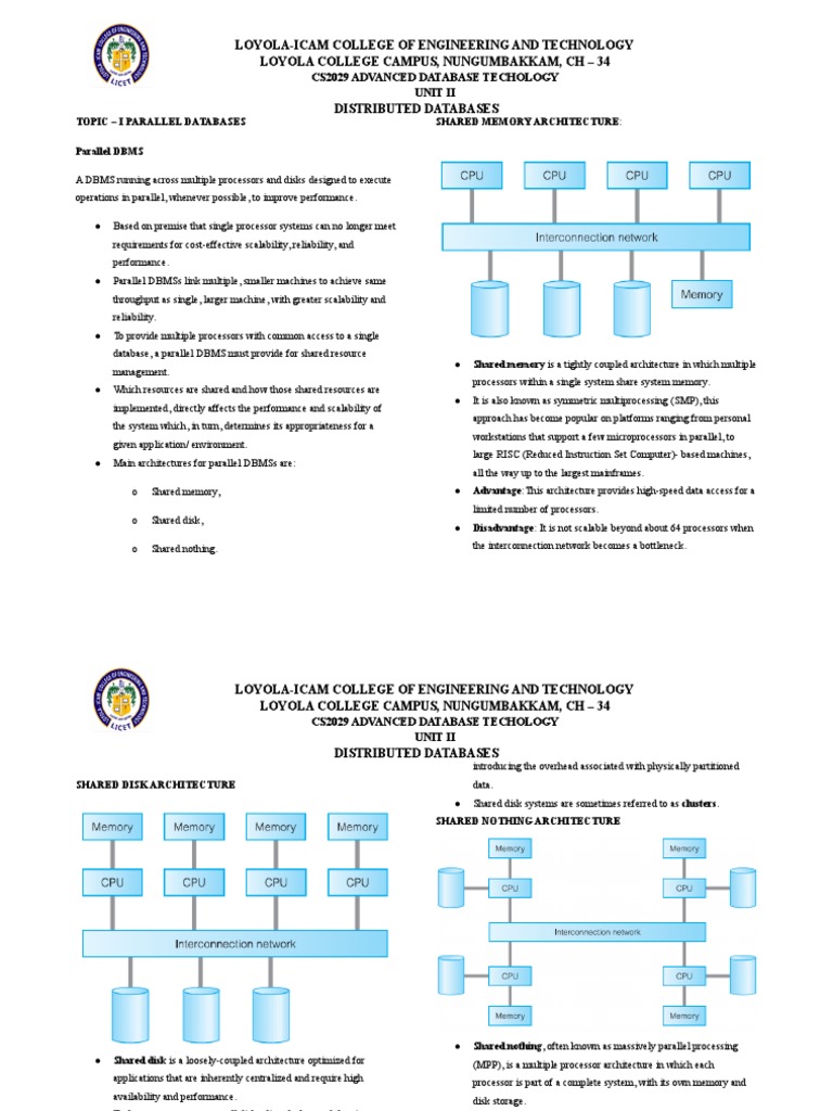 Unit 2adtnotes | PDF | Parallel Computing | Databases