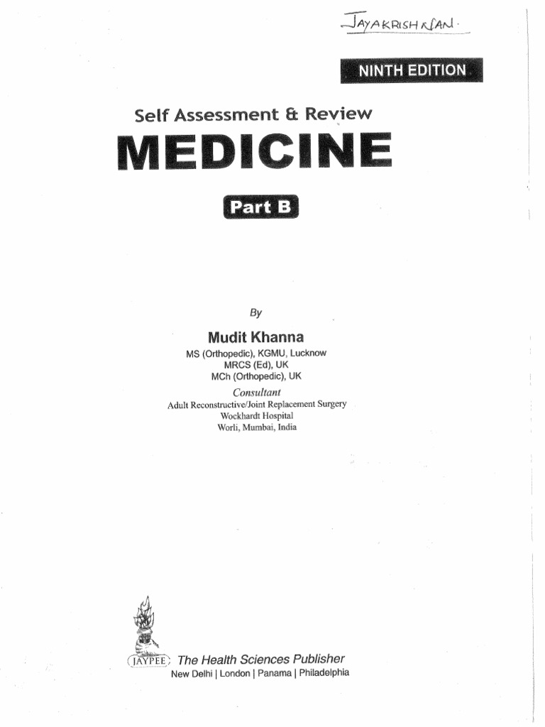 Mudit Khanna Medicine | PDF